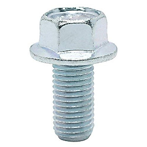 (15pcs) BelMetric M10X1.25X20mm JIS Hex Head Flange Bolt 14mm Wrench, Class 10.9 Plated Zinc for Automobile, Motorcycle, and Mechanical Applications BF10X1.25X20CLZ