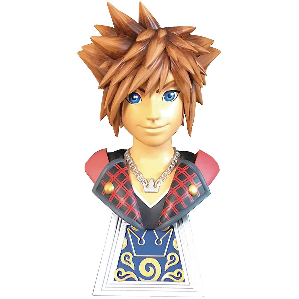 DIAMOND SELECT TOYS Legends in 3-Dimensions: Kingdom Hearts 3: Sora 1:2 Scale Resin Bust, Multi-Color, 10 inches, (Model: DC83072)