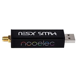 Nooelec RTL-SDR v5 SDR - NESDR Smart HF/VHF/UHF (100kHz-1.75GHz) Software Defined Radio. Premium RTLSDR w/ 0.5PPM TCXO, SMA Input & Aluminum Enclosure. RTL2832U & R820T2 (R860)-Based Radio