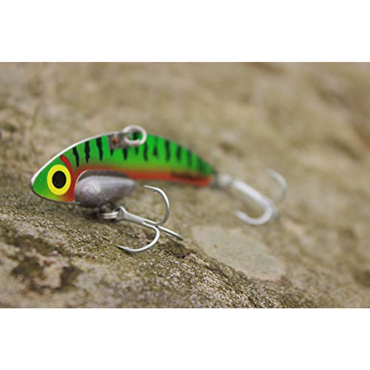 SteelShad - Original Series (3/8 oz) Perch - Bass Fishing Lures - Lipless crankbait for Freshwater Fishing - Long Casting Blade Bait Perfect for Bass, Walleye, Trout