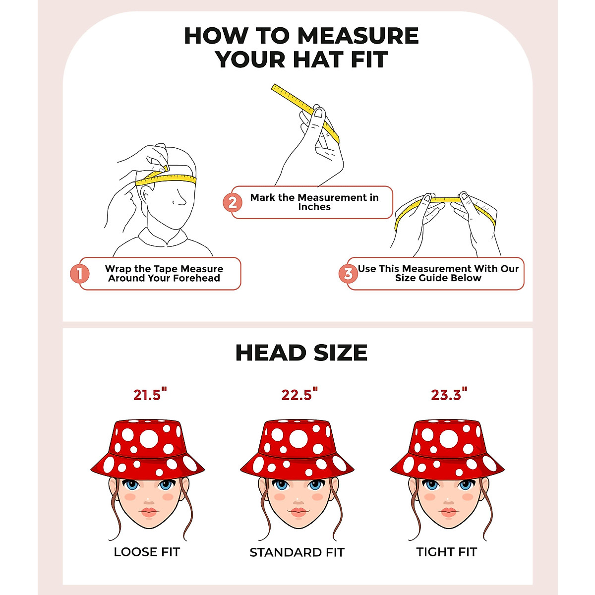 Shrumiez Red Mushroom Hat - Mushroom Bucket Hat for Mario Toad Toadstool Toadette Rave Cosplay Costume Outfit Adult Women Men