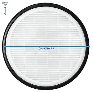 Filter Bros LV-H132-RF HEPA Activated Carbon Replacement Filter Fits LEVOIT H132