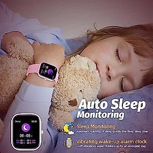 YOUSOKU Fitness Tracker Watch for Kids, IP68 Waterproof Kids Smart Watch with 1.5" DIY Dials 19 Sport Modes, Pedometers, Heart Rate, Sleep Monitor, Great Gift for Boys Girls Teens 6-14