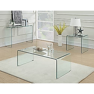 Coaster Home Furnishings Ripley Square End Table Clear