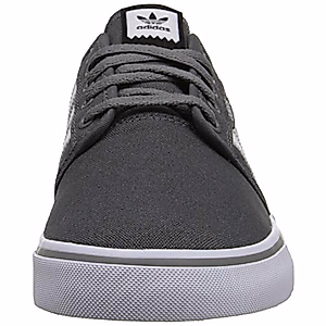 adidas Originals Men's Seeley Running Shoe, Ash Grey/White/Black, 8 M US