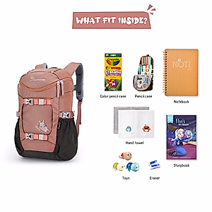 MOUNTAINTOP Kids Backpack for Boys Girls Elementary Backpack Lightweight Children School Daypack Pink