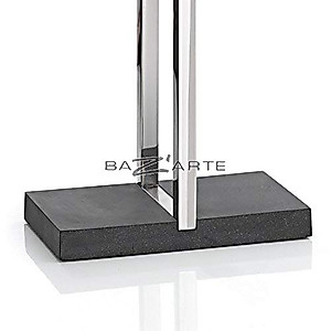 Blomus Floor Standing Towel Rack Stand, Polished Stainless Steel