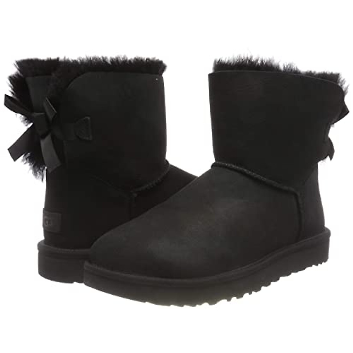 UGG Women's Mini Bailey Bow Ii Boot, Black, 09