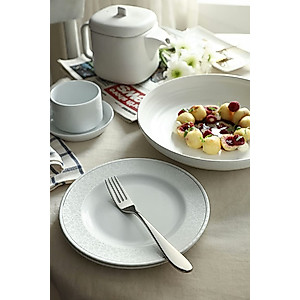 DANIALLI Modern Marettimo Silverware Set - 18/10 Stainless Steel Flatware Set for Elegant Dining - Dishwasher Safe Cutlery Set (30-Piece)