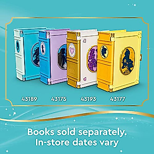 LEGO Disney Ariel, Belle, Cinderella and Tiana’s Storybook Adventures 43193 Building Toy for Kids; New 2021 (130 Pieces)