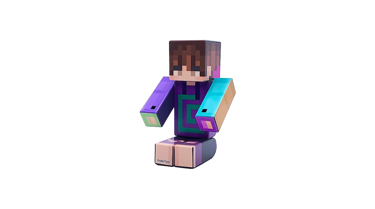 EnderToys Purple Punk Action Figure - Collectible Fun!