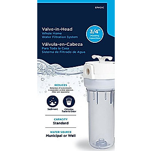 EcoPure EPW2VC Whole Water Filtration System Housing