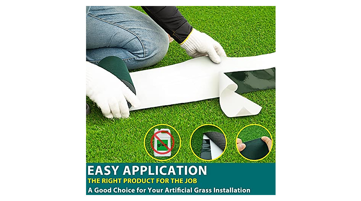Self-Adhesive Artificial Turf Tape for Easy Seaming