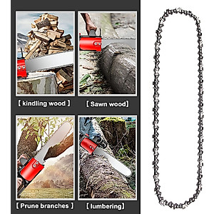 10 Inch Chainsaw Chain,R40 for Ryobi Cordless Pole Saw 18v chainsaw TP26 TP30 P540 P540A P540B P541 P542 P545 P546 CS1800 S20500 ZR15520 Replace R40 90PX040G(3/8" LP Pitch .050" Gauge 40 Drive Links)