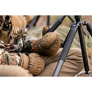 First Lite Brooks Down Glassing Mitt - Lightweight Down Insulated Hunting Gloves - Dry Earth - Large