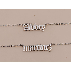 HUAN XUN Personalized Name Jewelry Custom Necklace for Girls Torin