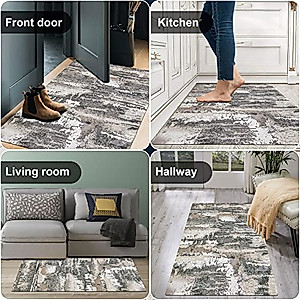 U'Artlines Abstract Collection Home Office Chair Mat for Hardwood Floor Anti-Slip Desk Chair Mat Non-Curve Floor Protectors for Rolling Chairs (Aahus, 36" X 48")