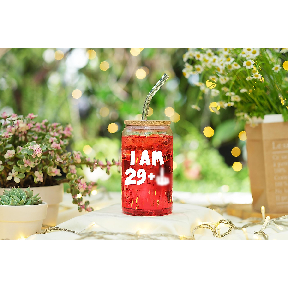 NewEleven 30th Birthday Gifts For Her Women - 1994 30th Birthday Decorations For Women - 30 Year Old Gifts Idea For Women, Friends, Sister - 16 Oz Coffee Glass - 16 Oz Coffee Glass