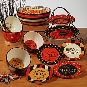 Certified International Spooky Halloween 18 oz. Mug, Set of 4, Multicolor