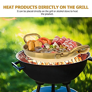 Korea Noodle Ramen Pot Stockpot: Stainless Steel Pasta Pots Stir Fry Pan Omelet Paella Pans Ramen Soup Pot