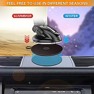 Dashboard Pad Mounting Disk for Suction Cup, Large Plastic 3M Extra Strong Adhesive Disc for Dash Windshield Holder, Camera GPS, Tablet, Car Phone Mount Base with Sticky Adhesive Replacement Pack of 3