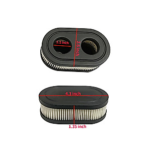 (2 Packs) 593260 Air Filter, Compatible Engine Model 4247 5432 5432k 09P00 09P702 550E 500EX 550EX 625 575EX Series