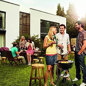 Lestar Round Wooden Stool,Solid Wood Stools,18 Inch Height Solid Wood Plant Stool,Small Wooden Stool for Bedroom Living Room