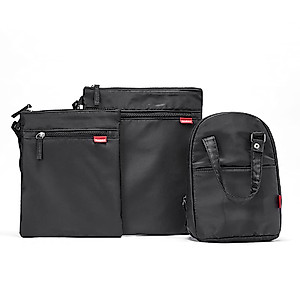 MOMIGO 3pcs Diaper Bag Baby Cooler Pouch Set - Diaper Bag Organizing Pouches Diaper Wet Dry Bags Waterproof Reusable, Travel Beach Pool Daycare for Diaper or Wet Clothes