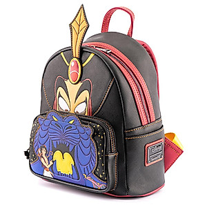 Loungefly Disney Jafar Villains Scene Womens Double Strap Shoulder Bag Purse