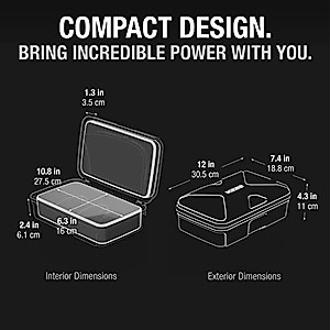 NOCO GC040 Universal EVA Protection Case for GENIUS1, GENIUS2, GENIUS5, and GENIUS10 Smart Battery Chargers