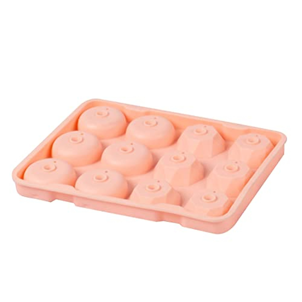Rose Flower Ice-Cubes Tray Mold Reusable Ice-Cubes Maker Resin Mold Silicone Ice-Cream Molds Party Bar Kitchen-Tools Rose Flower Mold