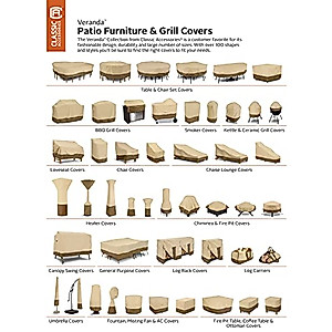 Classic Accessories Veranda Grill Cover For Char-Broil 4-Burner Gas