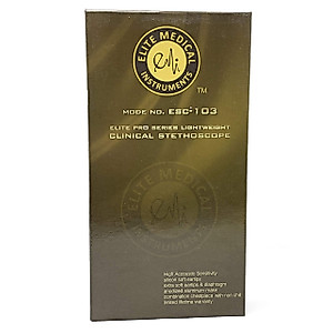 EMI Premium Clinical Lightweight 4oz Stethoscope with Rotating Dual Head - Purple - Perfect for Nurses and Medical Professionals