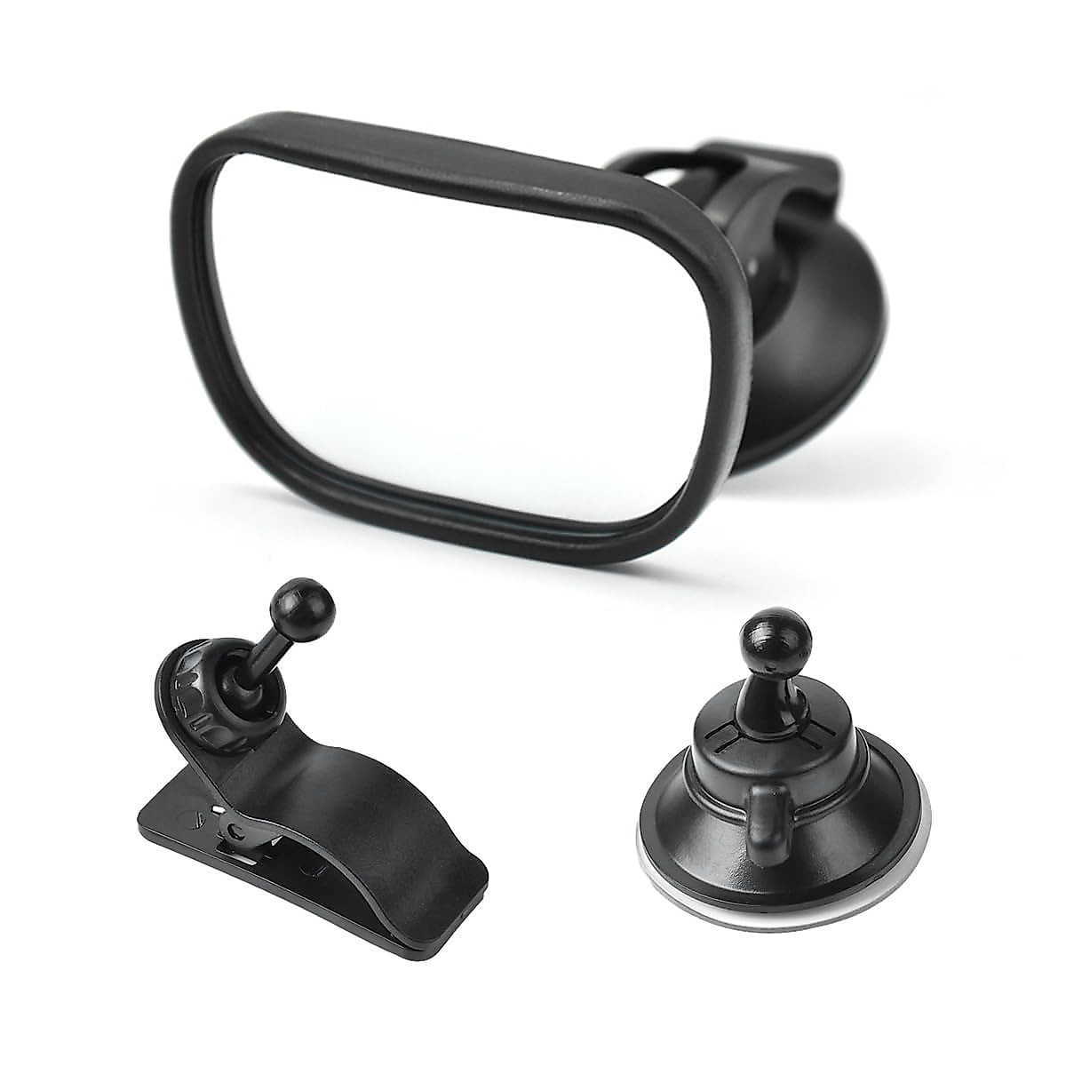 Kewucn Baby Car Mirror, Shatterproof Automotive Interior Rearview Baby Observation Mirror, Adjustable Child Safety Seat Rear View Mirror, Universal Accessories for Most Cars