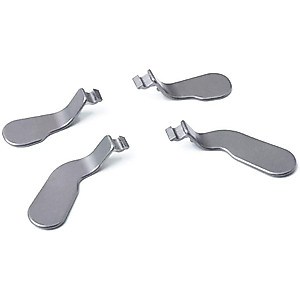 HYY Trigger Button Paddles Set w/Short & Long Metal Paddle Replacement for Xbox One Elite 2 Controller Series