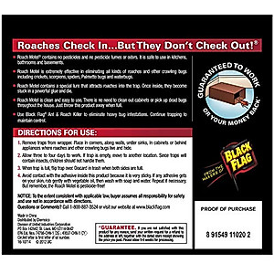 Black Flag Roach Motel Traps, 2-Count, 1-Pack
