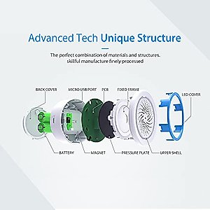 Z-Wave Plus Siren Alarm with Strobe alerts, NEO Smart Siren, Support USB Charge and with Back up Battery Works with SmartThings, Blue