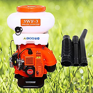 3-in-1 Backpack Fogger Sprayer Leaf Blower 3.7 Gallon Fogger Mist with Extended Hose Superior Heavy Duty ULV Machine for Garden Spraying with Gas Powered Engine