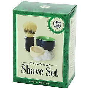 Van Der Hagen Premium Shave Set (2.5 oz. Soap, Bowl, Brush)