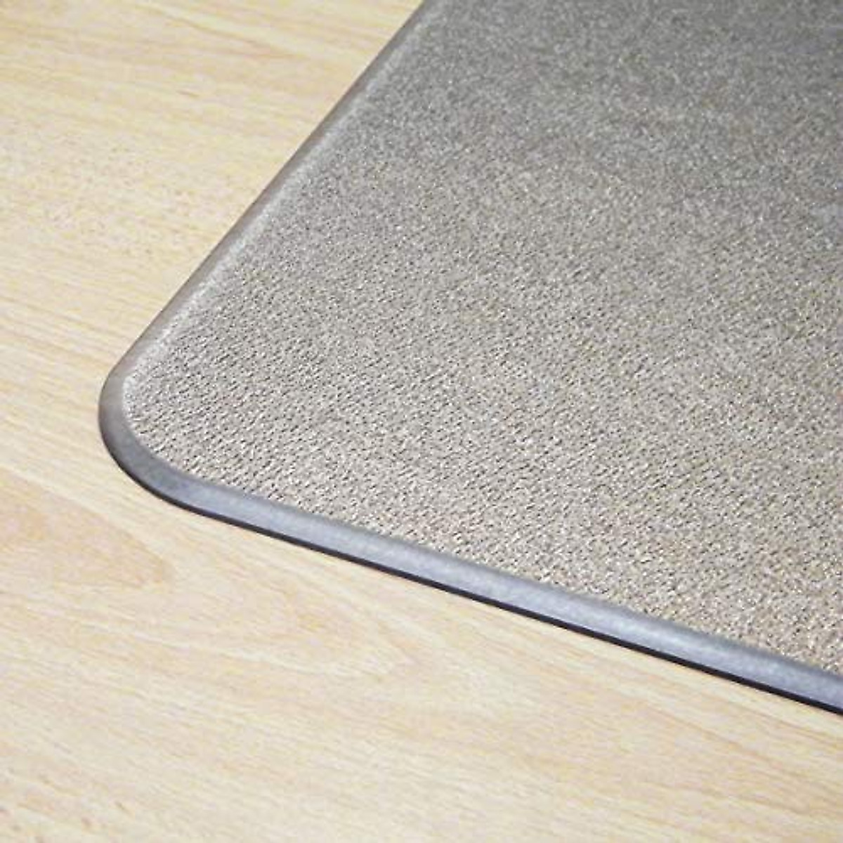 Floortex Cleartex Megamat Heavy-Duty Polycarbonate Mat for Hard Floor/All Carpet, 46 X 53, Clear