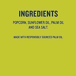 SkinnyPop Sea Salt Microwave Popcorn Bags, Healthy Snacks Microwavable Bags, 2.8 Oz, 12 Boxes (3 Bags per Box), 36 Bags Total, Skinny Pop, Healthy Popcorn, Gluten Free, 2.8 Ounce (Pack of 36)