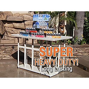 Best of Times 2002W1314 Portable Bar & Matching Bar Stools, One Size, Navy Blue