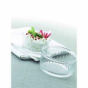 Duralex Made In France 4-Ounce Glass Ramekin, Set of 4