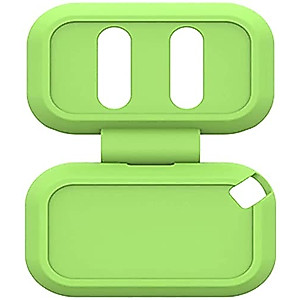 Silicone Case Replacement for Skullcandy Dime True Wireless Earbuds, Silicone Protective Skin Sleeve Accessory (Glow Green)