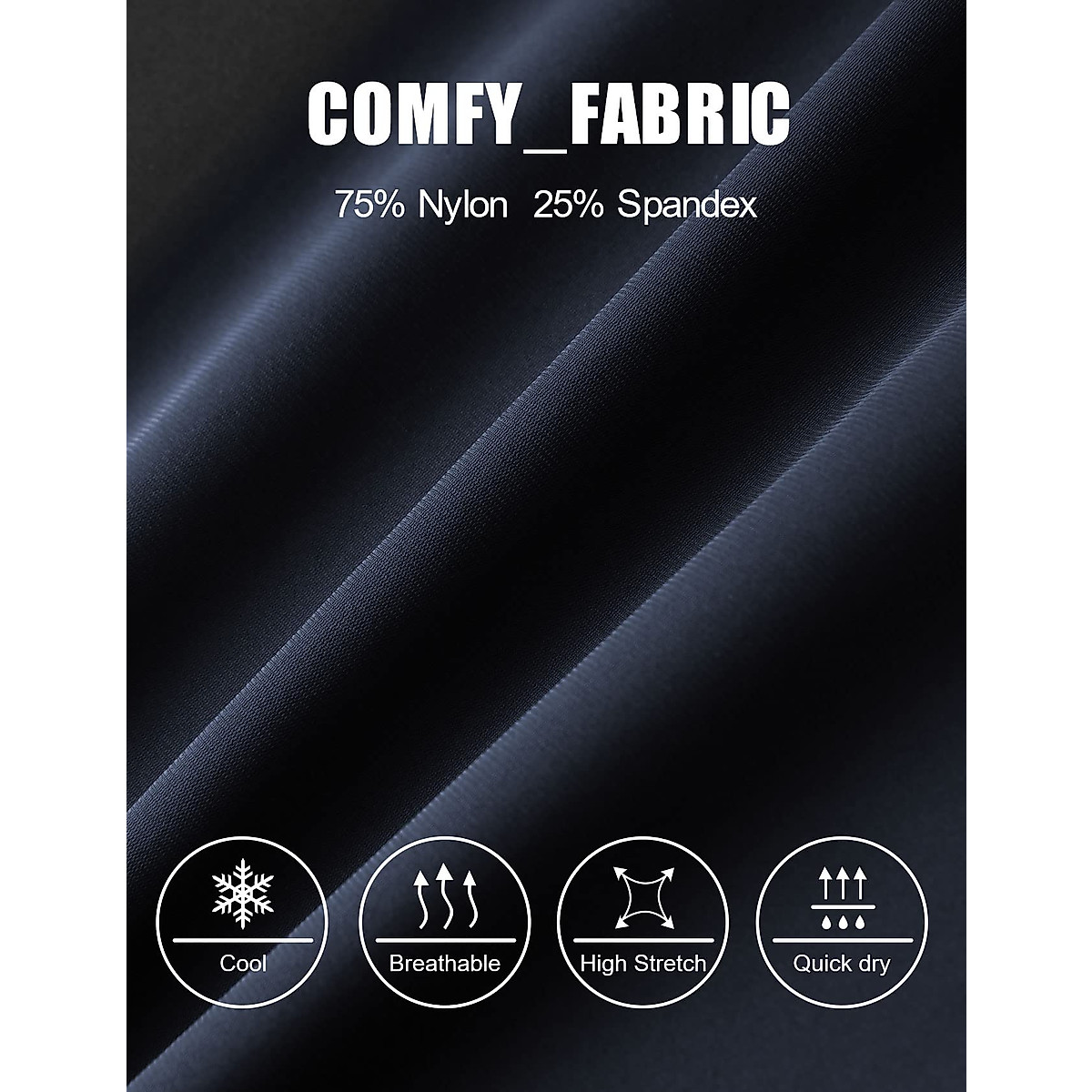 LUSHENUNI Men's Golf Pants Slim High Stretch, Ice Silk Dress Pants with Expandable-WAIS Pants (33, Blue)