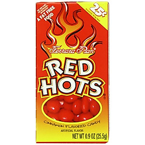 Ferrara Pan Red Hots 25 Cent ,0.9 Ounce (Pack of 24)