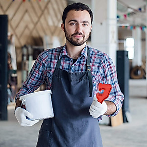 3 Pieces 5 Gallon Plastic Bucket Lid Opener Paint Can Lid Opener for Home Office Opening Tools (Red)