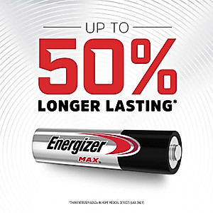 Energizer AAA Batteries, Max Triple A Alkaline, 16 Count