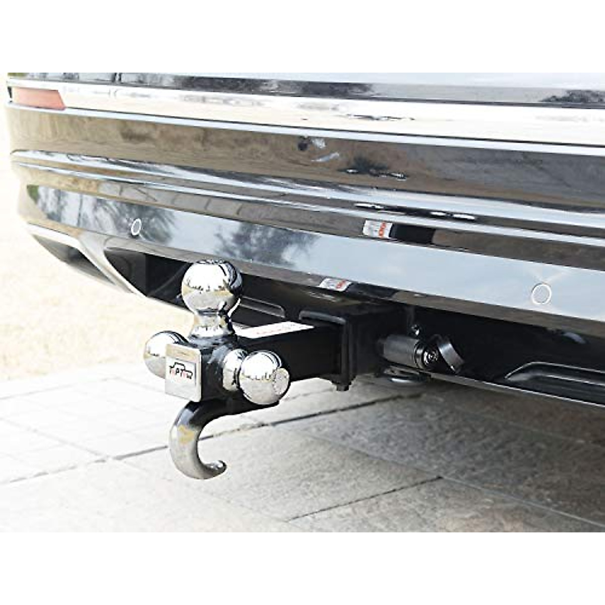 TOPTOW 63520 Trailer/RV Hitch Lock, 5/8 inch Locking Pin Dia, 3-1/2 inch Span, Fits for Class 3, 4, 5 Receiver