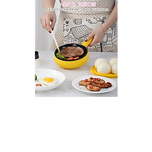 Cuisine 6-Inch Non-Stick Electric Skillet, Yellow Mini frying pan, Cuisine Electric Skillet,